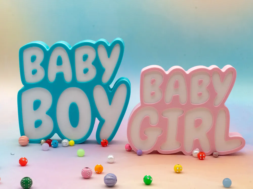 baby girl - baby boy - Free 3D Print Model - MakerWorld