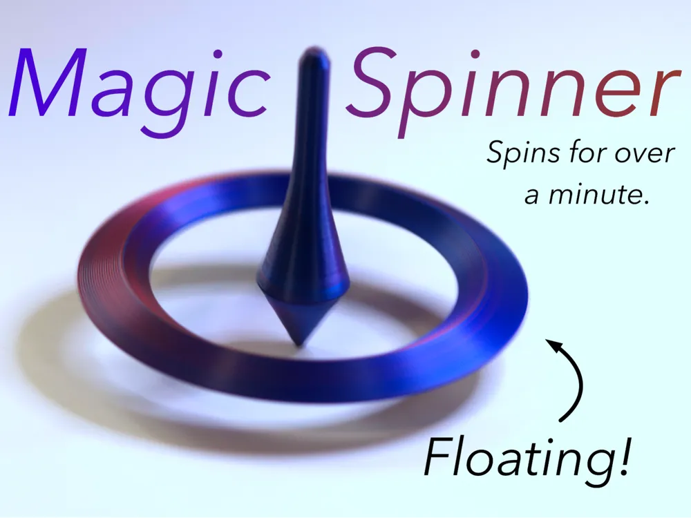 Magic Illusion Spinner - Free 3D Print Model - MakerWorld