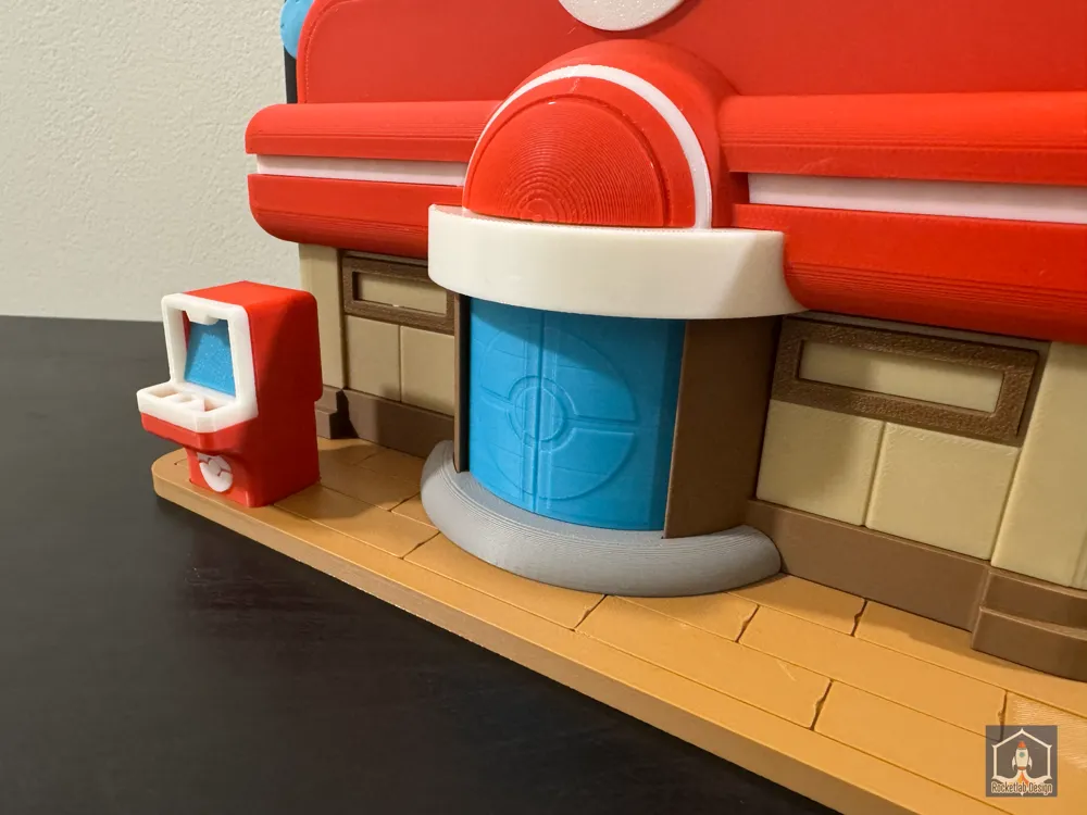 Pokopia Pokemon Center for Switch 2 Dock (NO AMS) - MakerWorld 3D Model ...