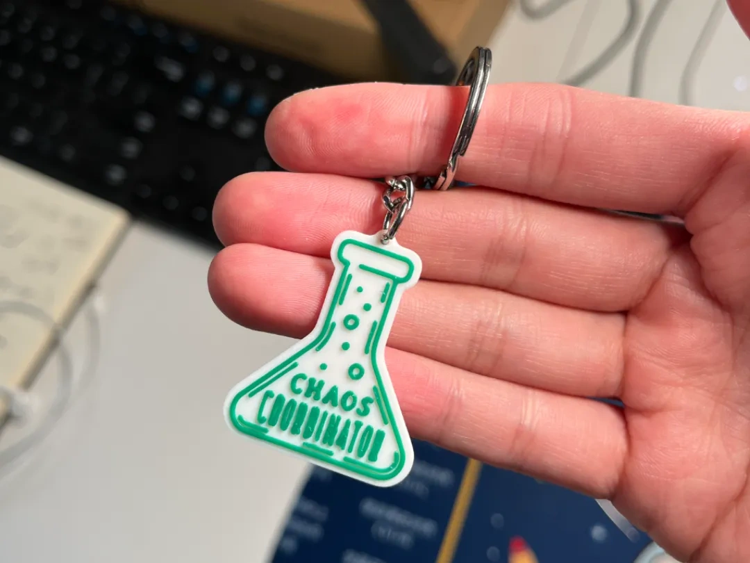 Creative test tube keychain pendant by B.B.King MakerWorld: Download ...