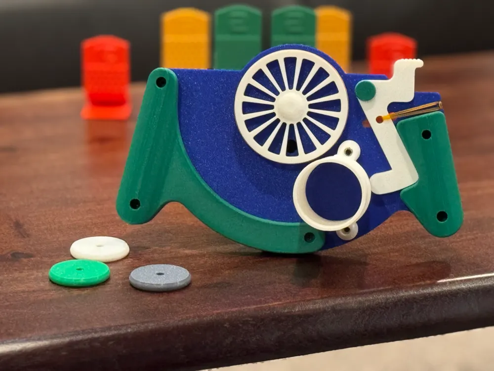 Motorized Disc Launcher - Physics Lesson by ozarkexpeditions MakerWorld ...