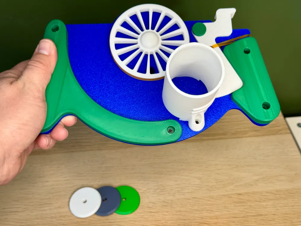 Motorized Disc Launcher - Physics Lesson by ozarkexpeditions MakerWorld ...