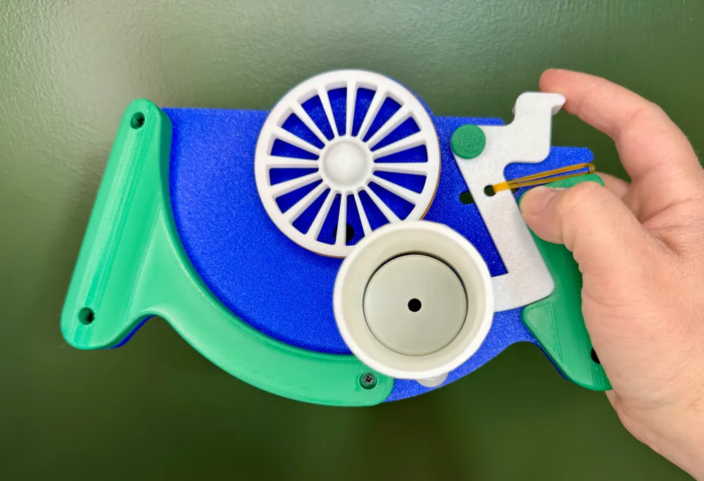 Motorized Disc Launcher - Physics Lesson by ozarkexpeditions MakerWorld ...