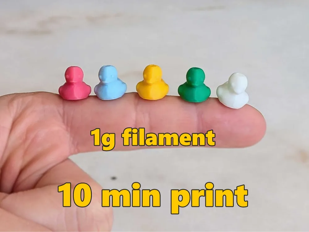 Small Tiny Mini Micro Duck - Free 3D Print Model - MakerWorld