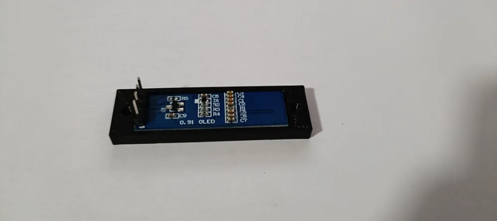 SSD1306 128x32 0.91in I2C Display Surround by hybiepoo MakerWorld ...