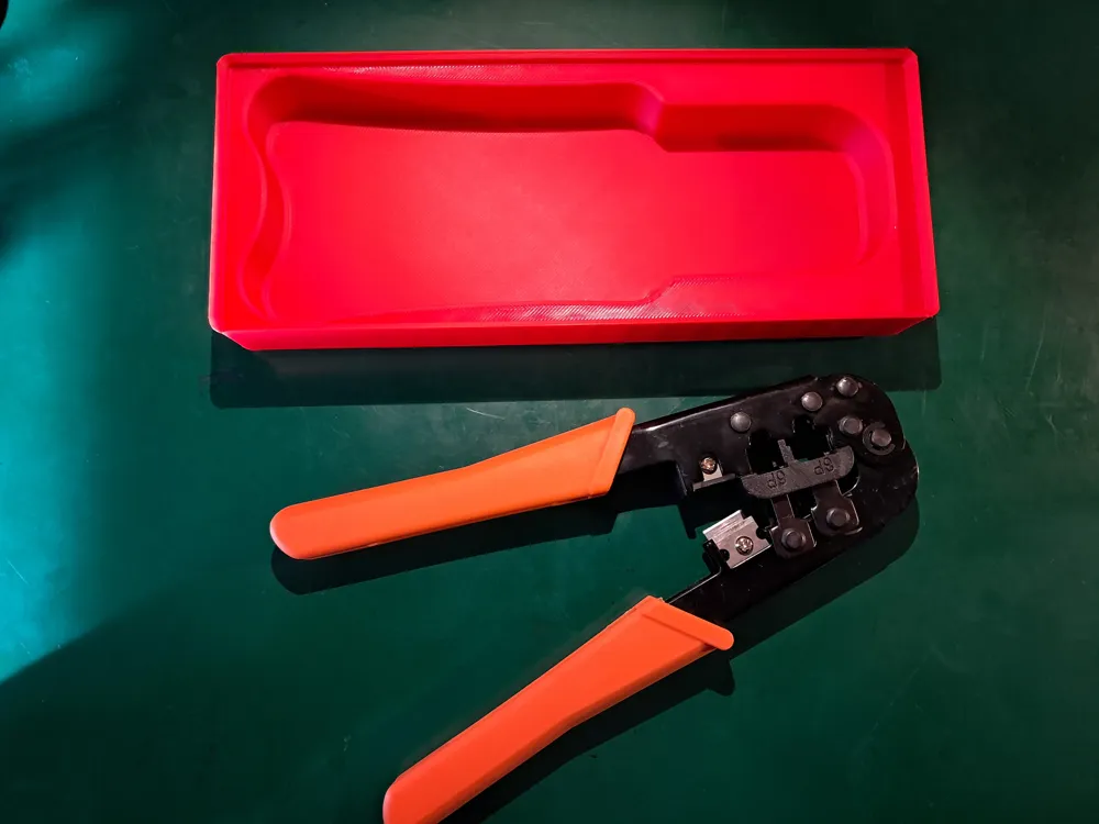 Gridfinity 2x5x4 box for RJ11/RJ45 crimping tool by pa3rj - MakerWorld