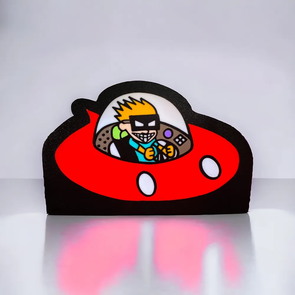 Calvin and Hobbes Spaceman Spiff LED Light Box by CADventures3D ...