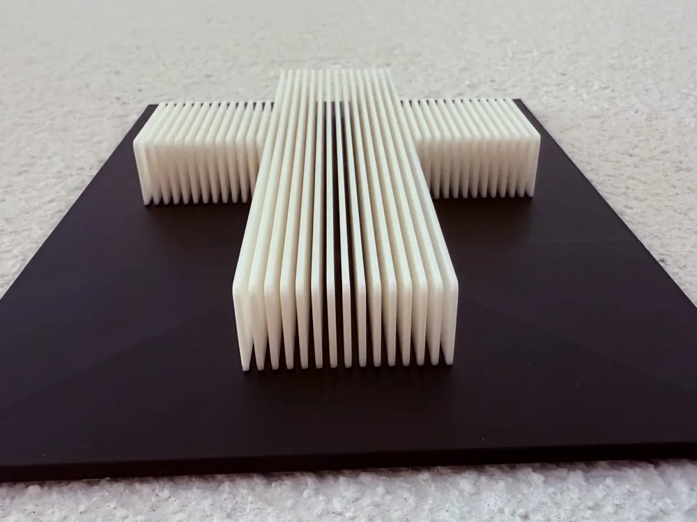 Layered 3D Cross Wall Art by SwissPrint MakerWorld: Download Free 3D Models
