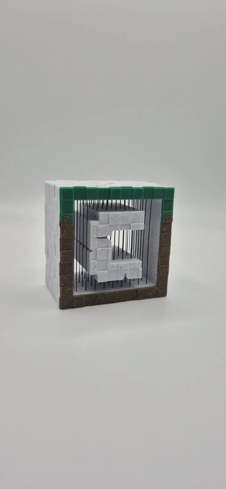 Minecraft Letter C String Art Alphabet - Free 3D Print Model - MakerWorld