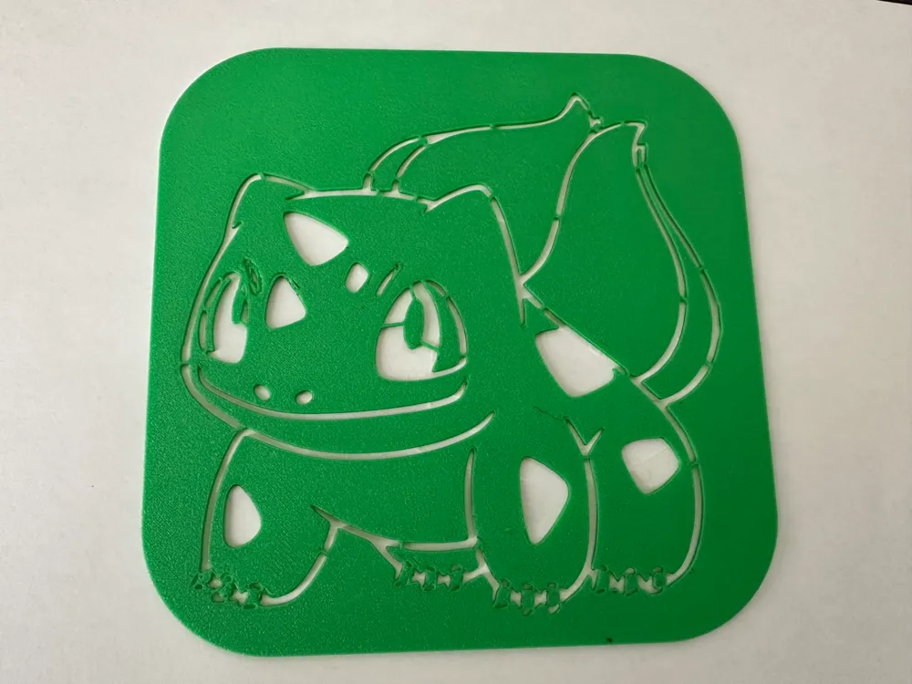 Bulbasaur Stencil by SWElite MakerWorld: Download Free 3D Models
