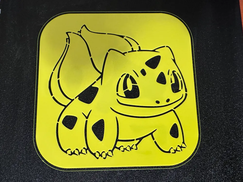 Bulbasaur Stencil by SWElite MakerWorld: Download Free 3D Models