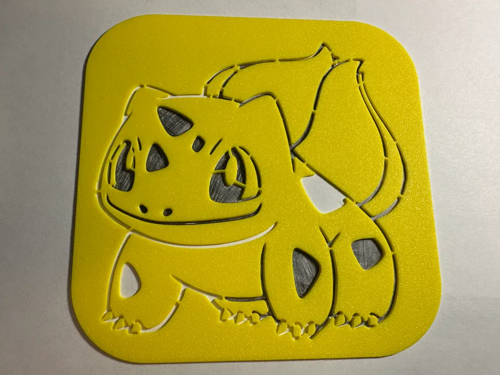 Bulbasaur Stencil by SWElite MakerWorld: Download Free 3D Models