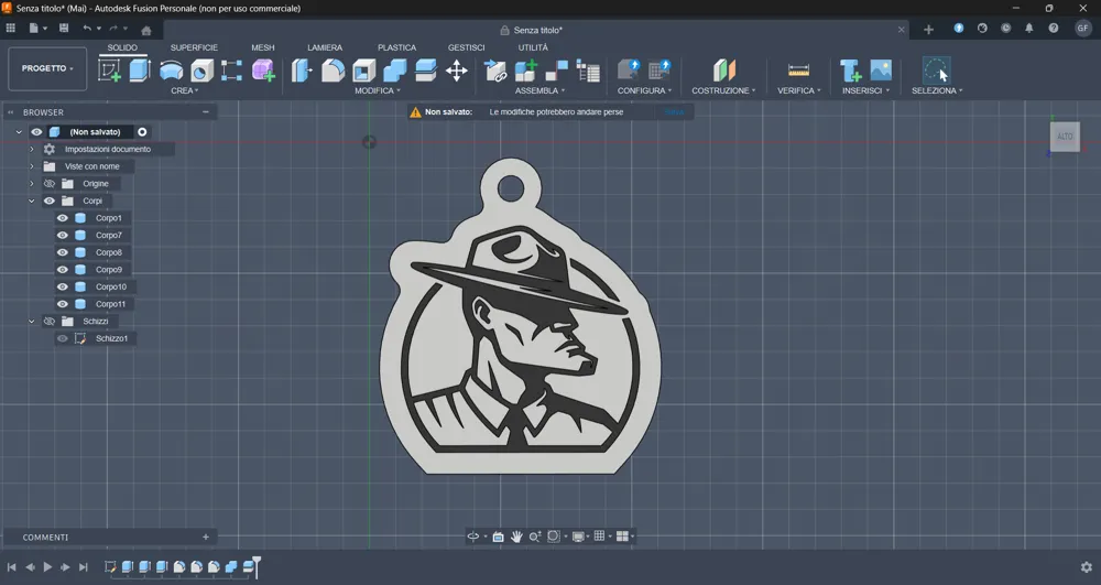 Llavero Oficial Cassius Thundercock por AlienLaser MakerWorld: Descarga Modelos 3D Gratuitos