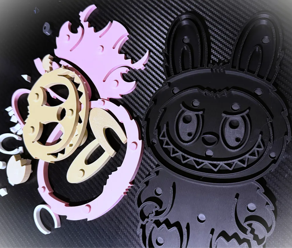 Fuzzy Guy Labooboo Wall Decor (NO AMS - Multipart) by ItsBryy3D ...