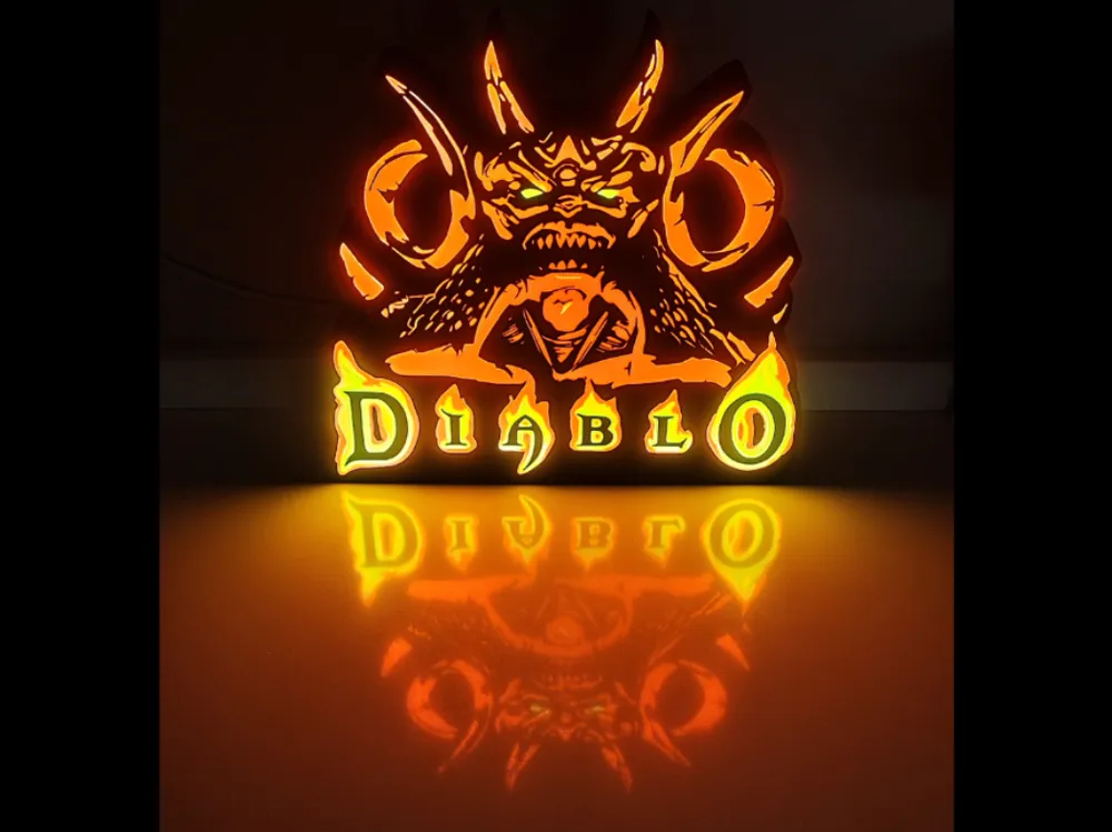 Lightbox Diablo (1 AMS) - Free 3D Print Model - MakerWorld