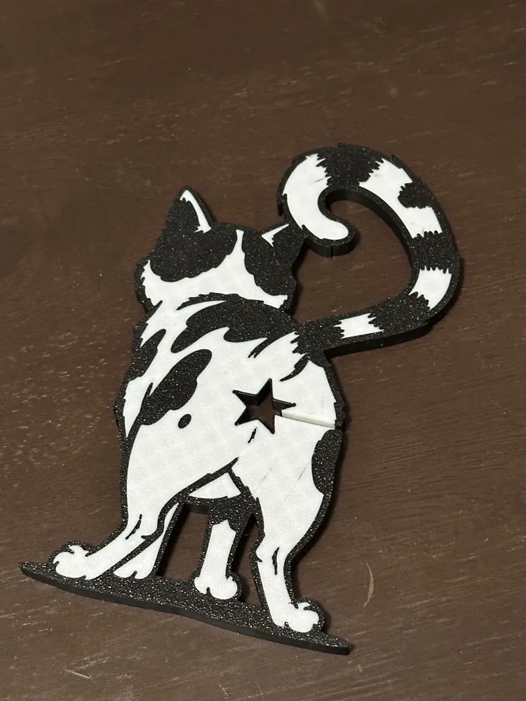 Cat Butt Bread Clip with Channel for bag Remixed by Hasaki MakerWorld ...