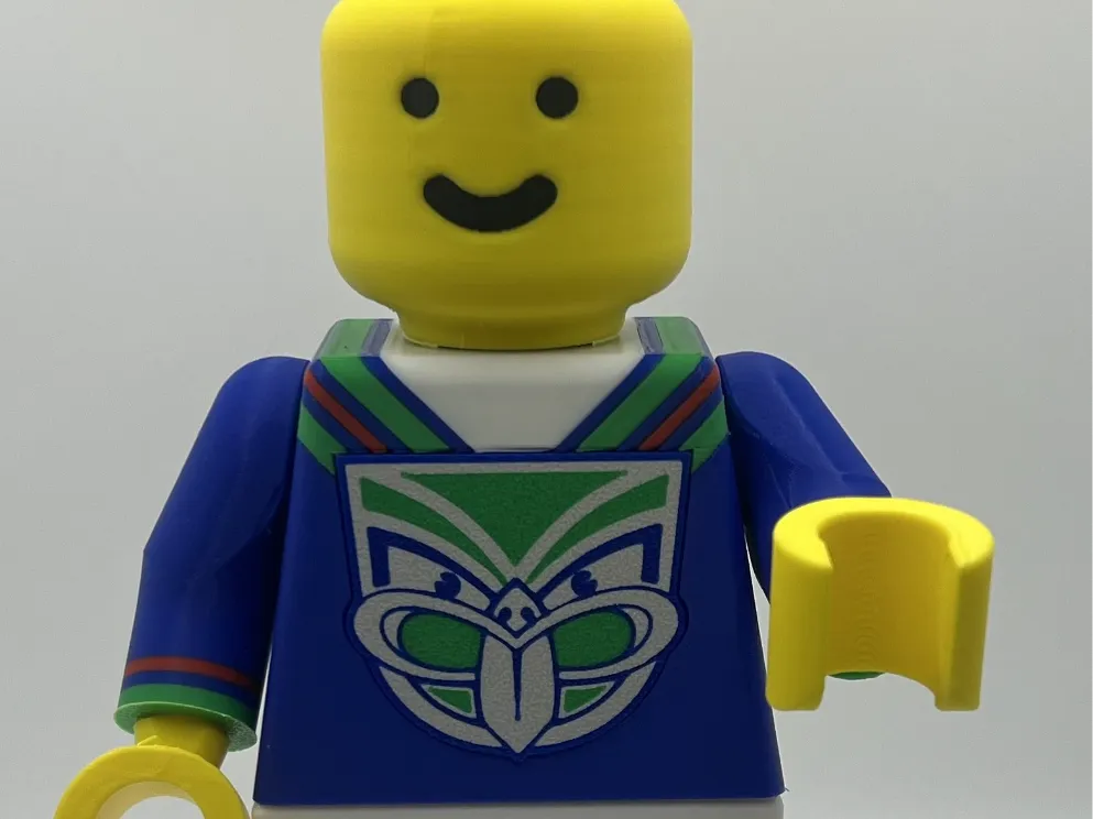 NRL Brickman - New Zealand Warriors - Free 3D Print Model - MakerWorld