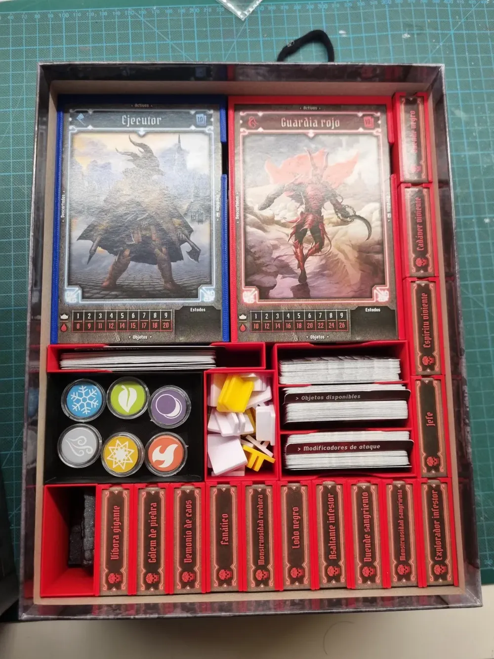Gloomhaven Jaws of the Lion organizer insert - Free 3D Print Model ...