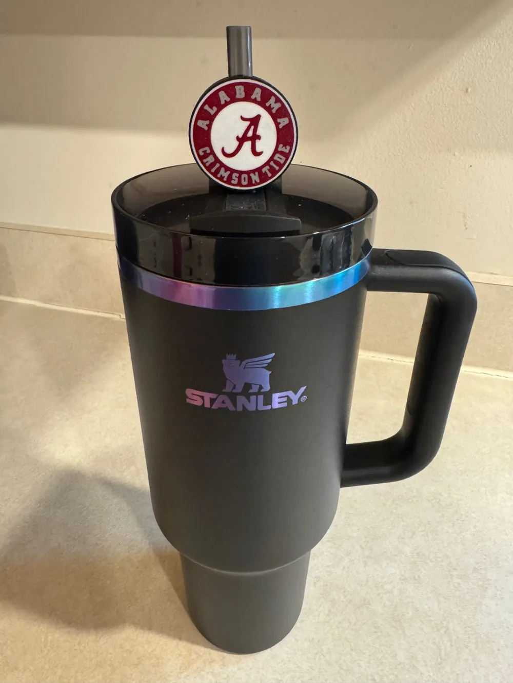 Alabama Crimson Tide Stanley Cup Straw Topper by Carman3D MakerWorld ...