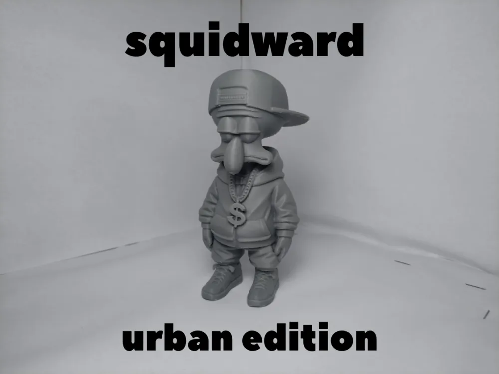 Squidward drip urban edition (spongebob) - Free 3D Print Model - MakerWorld