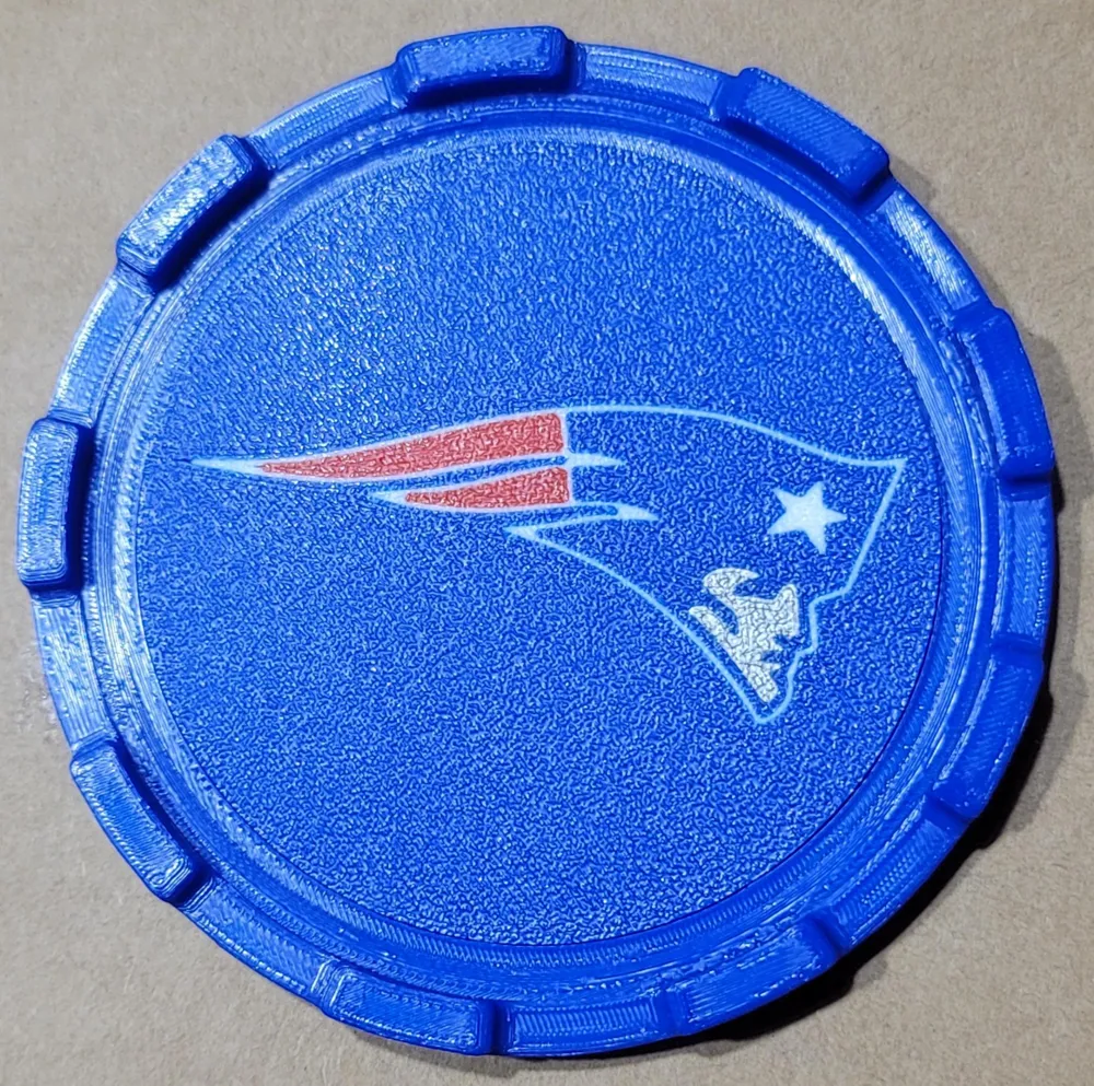 COASTER MASTER INSERT - NEW ENGLAND PATRIOTS by mercadogarzas - MakerWorld