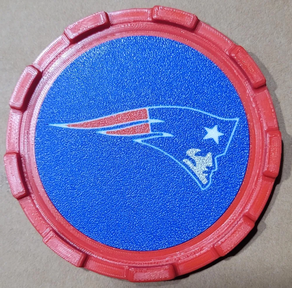 COASTER MASTER INSERT - NEW ENGLAND PATRIOTS by mercadogarzas - MakerWorld