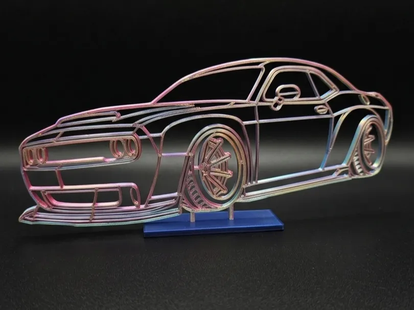 Dodge Challenger SRT Hellcat - Free 3D Print Model - MakerWorld