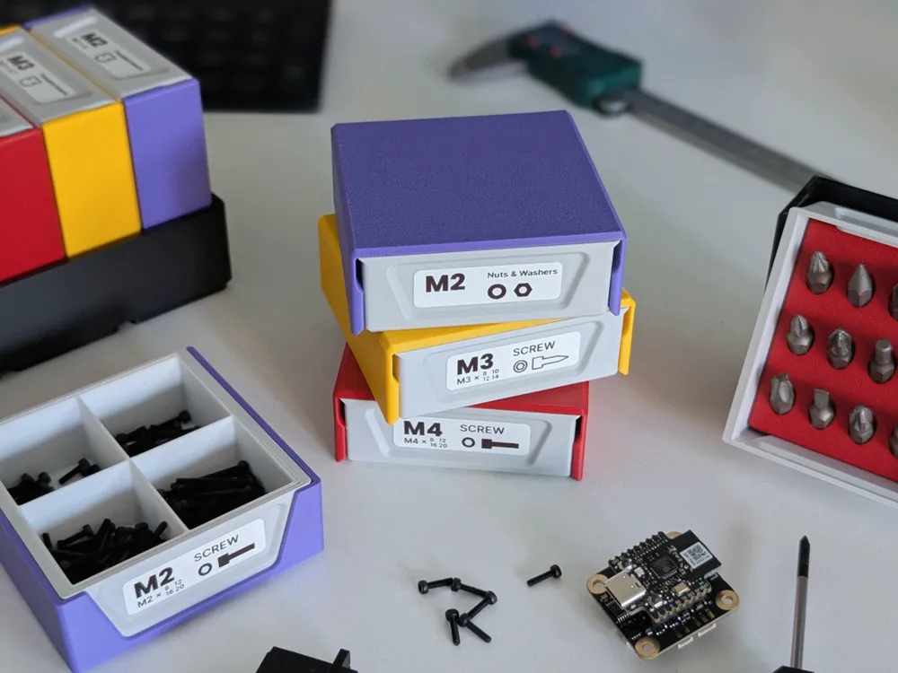 Storage box for small parts - Free 3D Print Model - MakerWorld