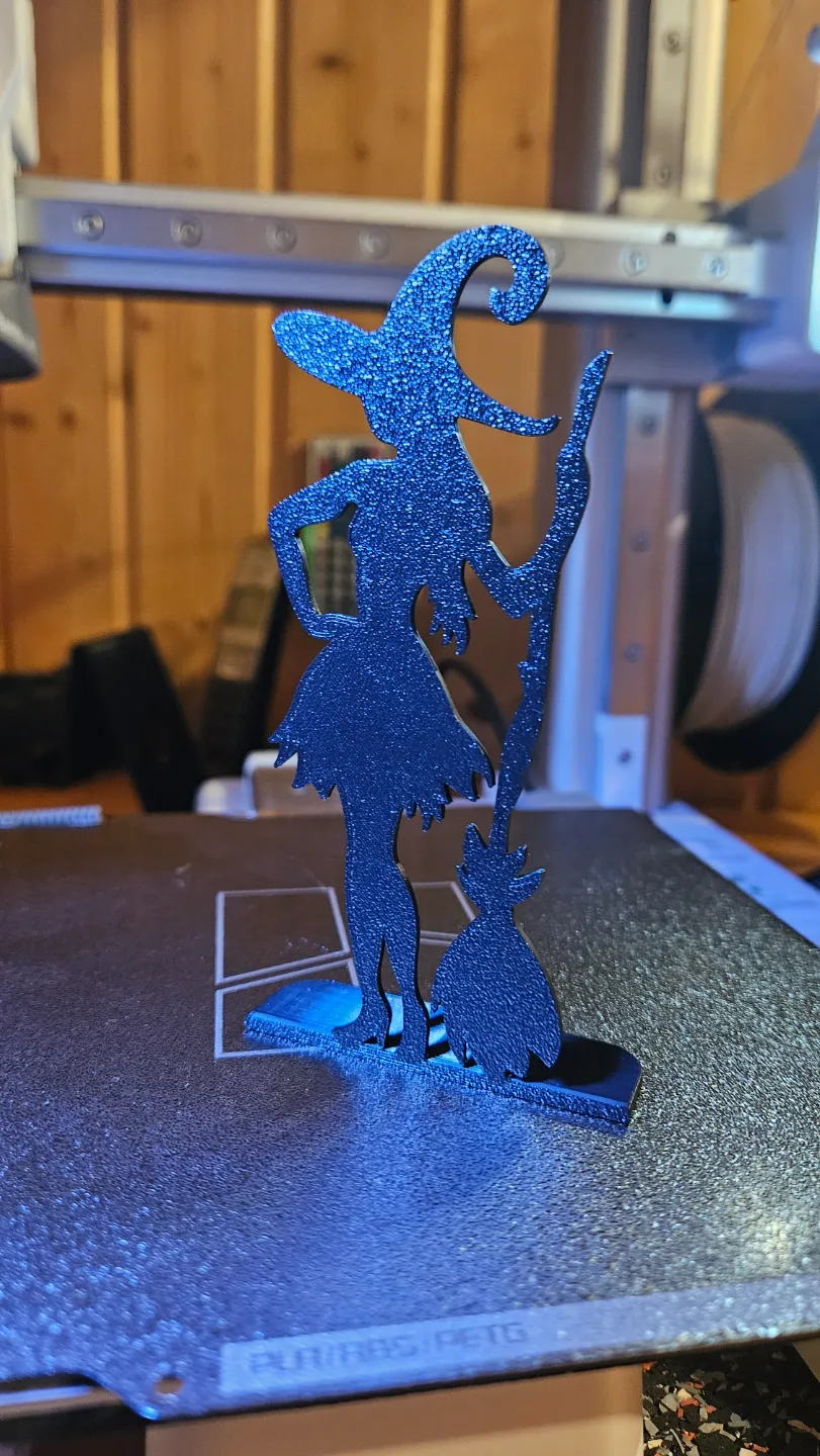 Halloween Nice Witch as Table Stand by 3D_Onkel - MakerWorld