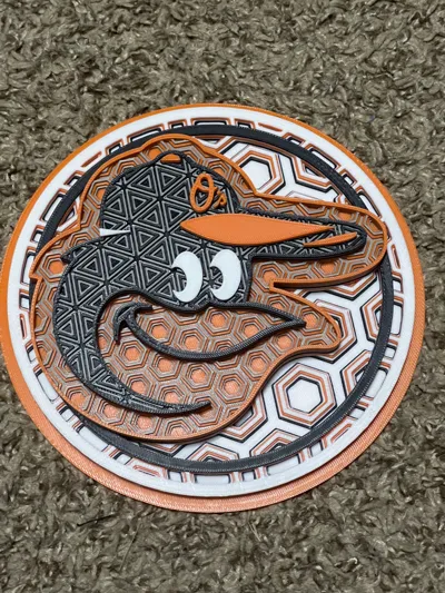 Baltimore Orioles Dimensional Mosaic by Richie Rich Richie Rich ...