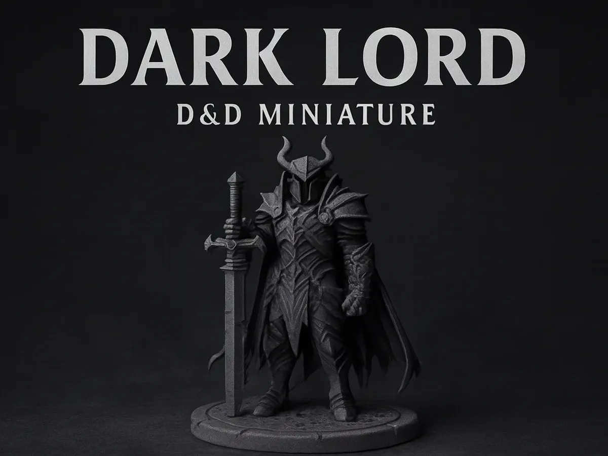 D&D Dark Lord Lord of the Burning Shadows - Free 3D Print Model ...