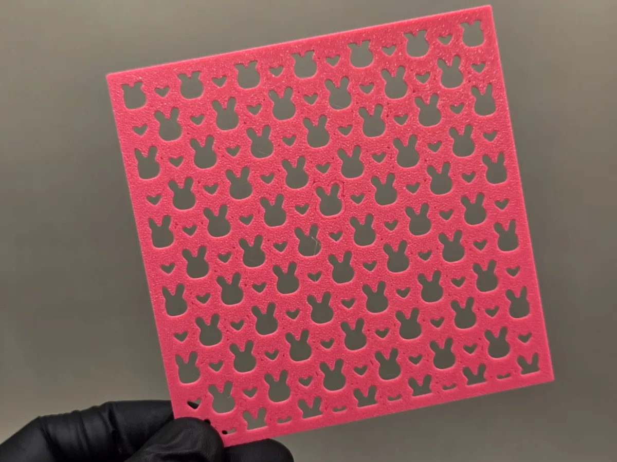 Easter Bunny Rabbit Love Stencil Template - Free 3D Print Model ...