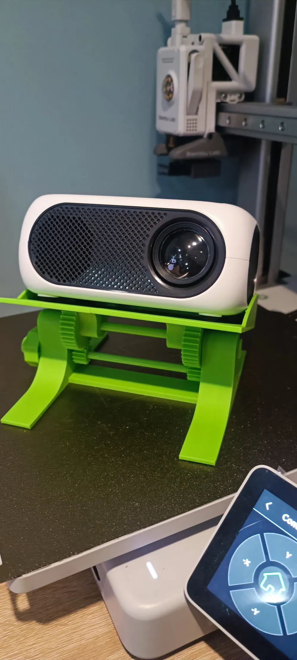 Adjustable holder for a mini projector - Free 3D Print Model - MakerWorld