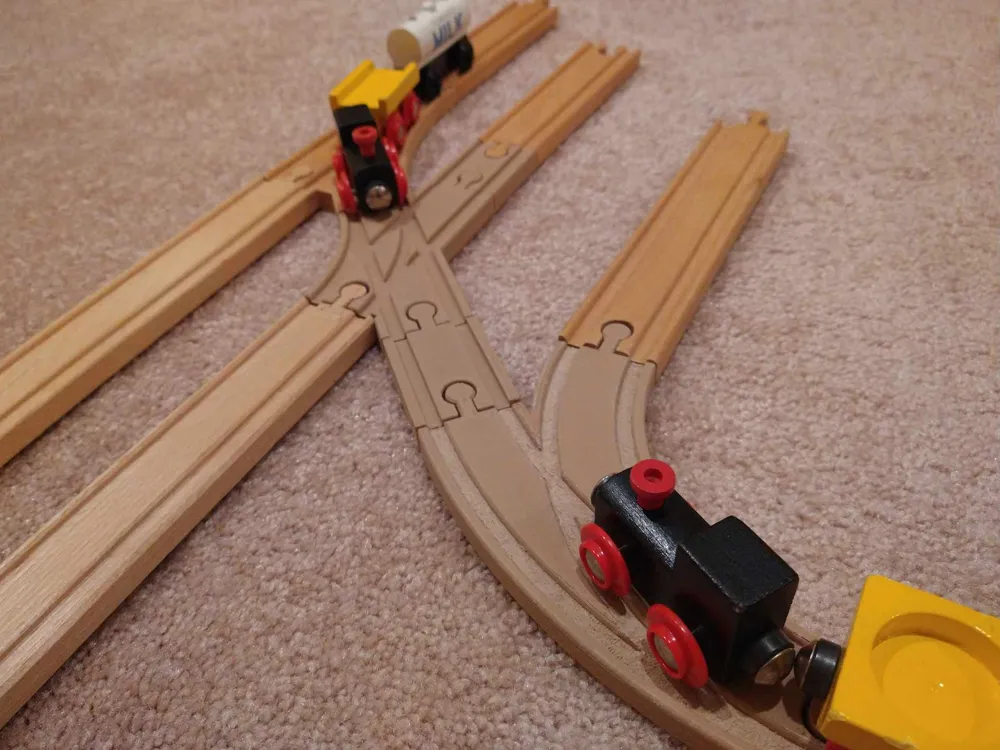 Train Switch Tracks - 16 shapes, 93 variants by CavemanDesigns - MakerWorld