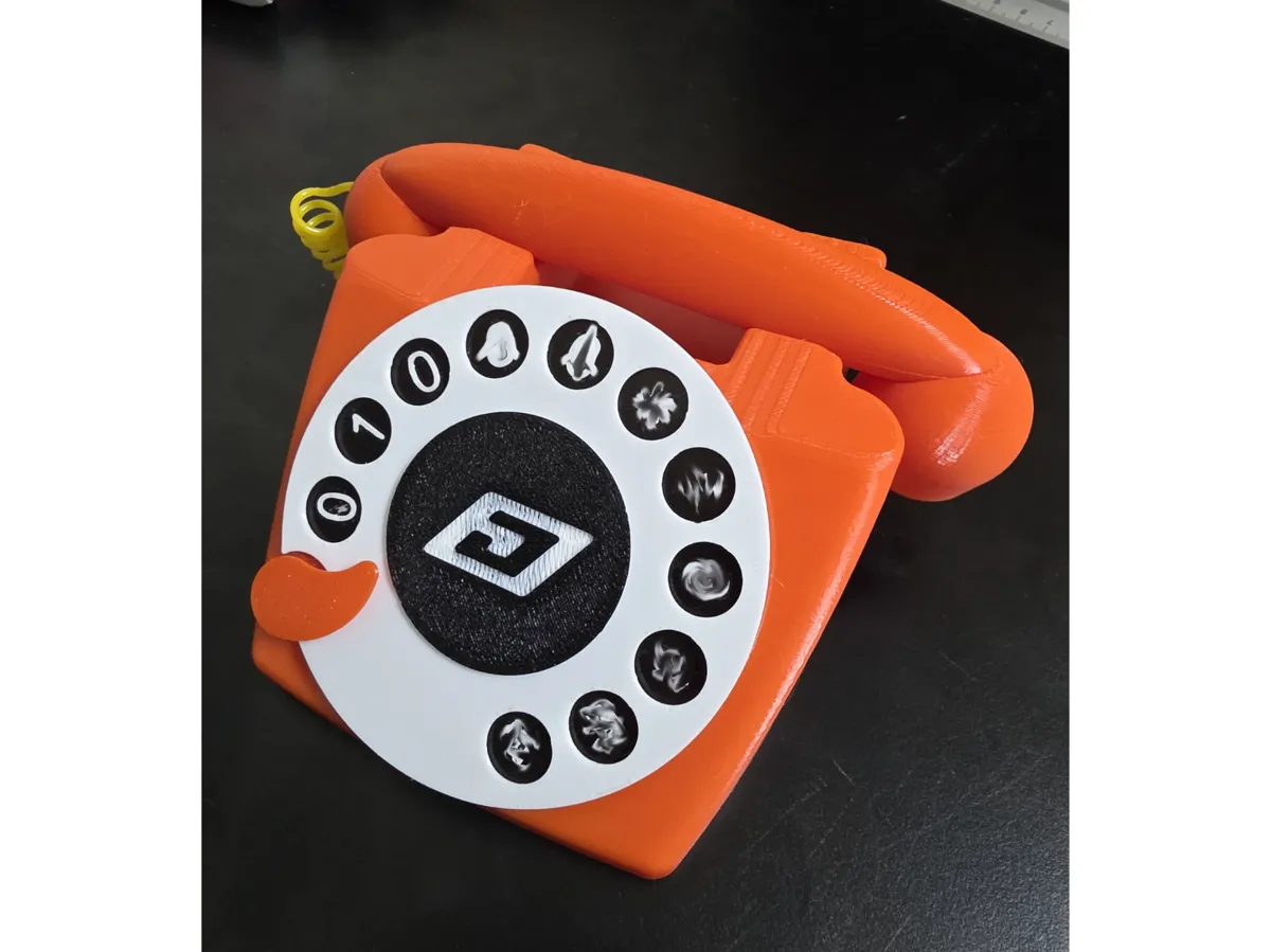 Vintage Dial Phone - Free 3D Print Model - MakerWorld