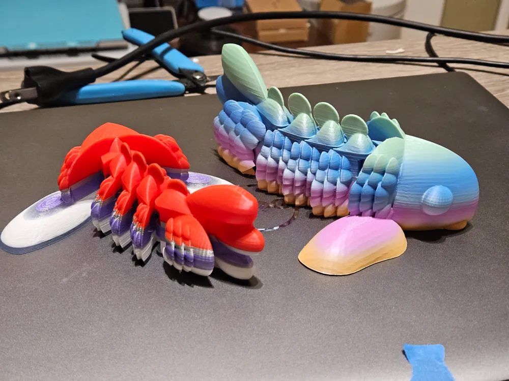 Articulated Mech Fish (Fish-in-Place) by Bokkins' Workshop - MakerWorld