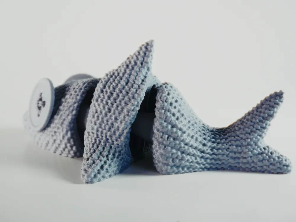 Cute Knitted Flexi Fish - Free 3D Print Model - MakerWorld