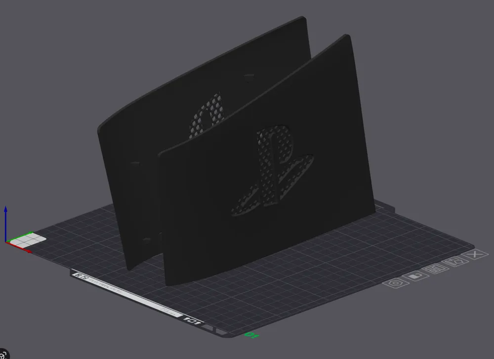 PS5 Slim Digital Replacement Side Panels (vents) - Free 3D Print Model ...