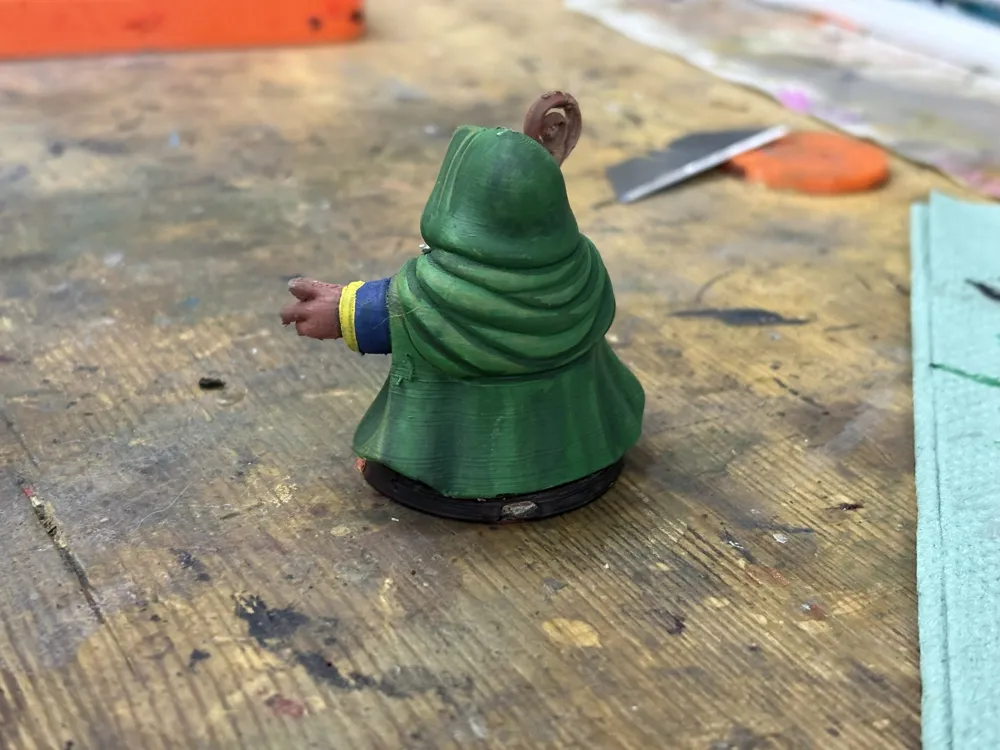 Dwarf Wizard v2| DnD Pathfinder Wargame Miniature by Redsing_ART ...