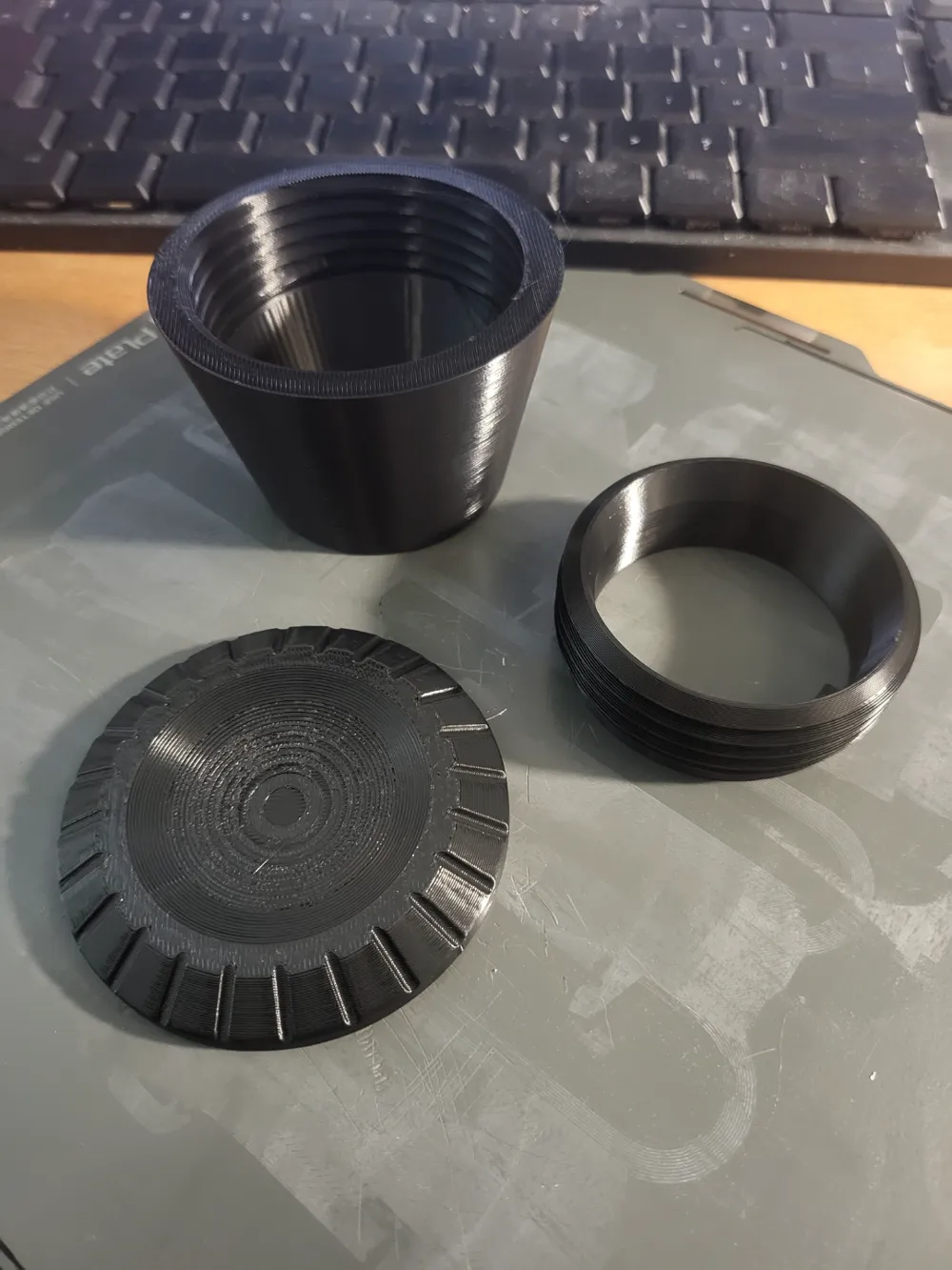 Small Threaded Jar by Westnq - MakerWorld