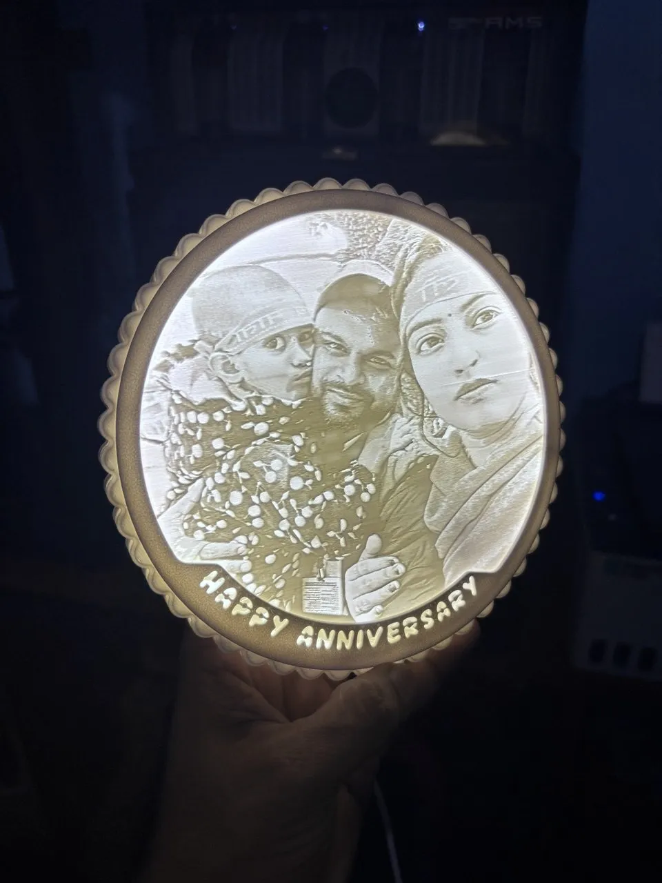 Lithophane Lamp Round - Free 3D Print Model - MakerWorld