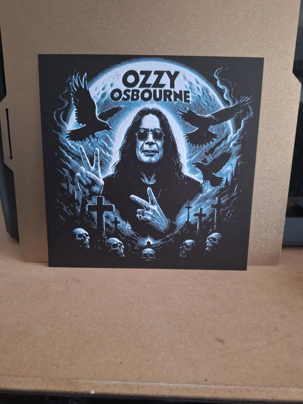 Ozzy Osbourne hueforge 2 options avaliable by 3dGlow MakerWorld: Download Free 3D Models