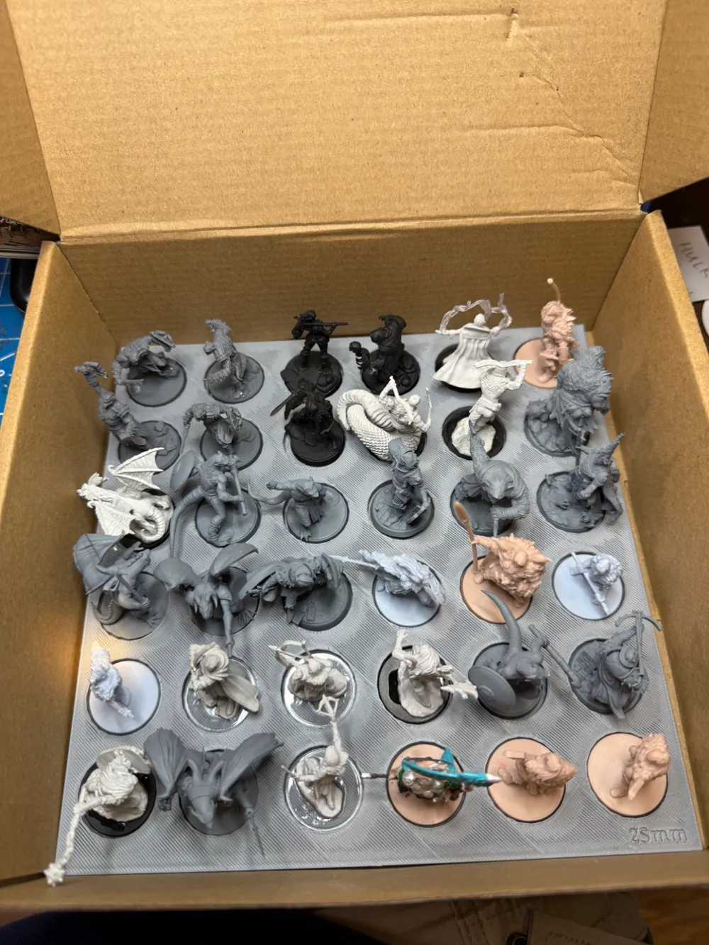 DND Mini tray for Bambu filament box por Chum MakerWorld: Descarga ...