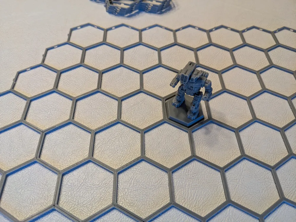Snap together Hex Grid Tiles - Free 3D Print Model - MakerWorld