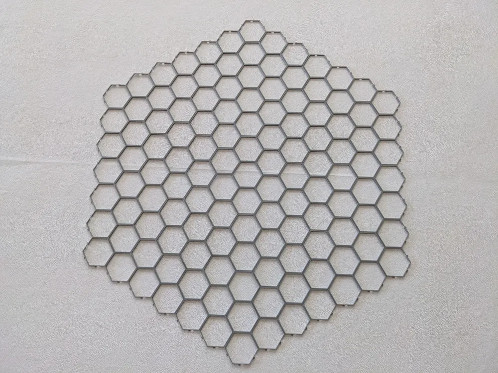 Snap together Hex Grid Tiles - Free 3D Print Model - MakerWorld