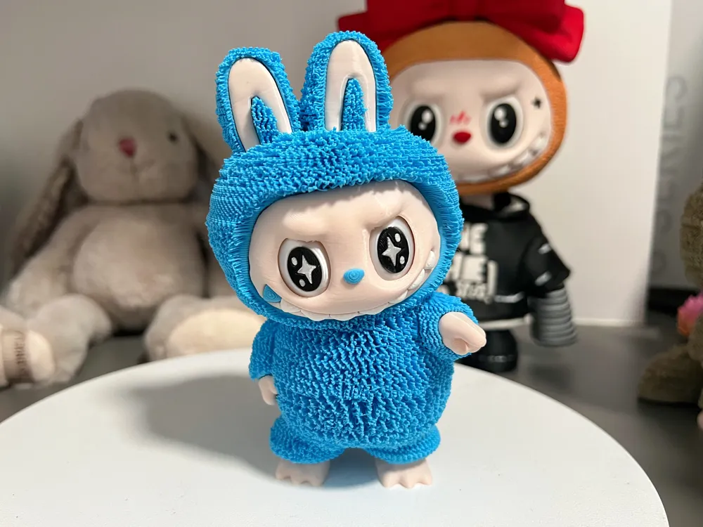 Labubu - Hope Labubu (Long Hair Version) Super Dense Fluffy Short Hair ...