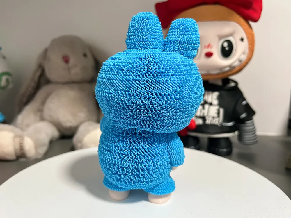 Labubu - Hope Labubu (Long Hair Version) Super Dense Fluffy Short Hair ...