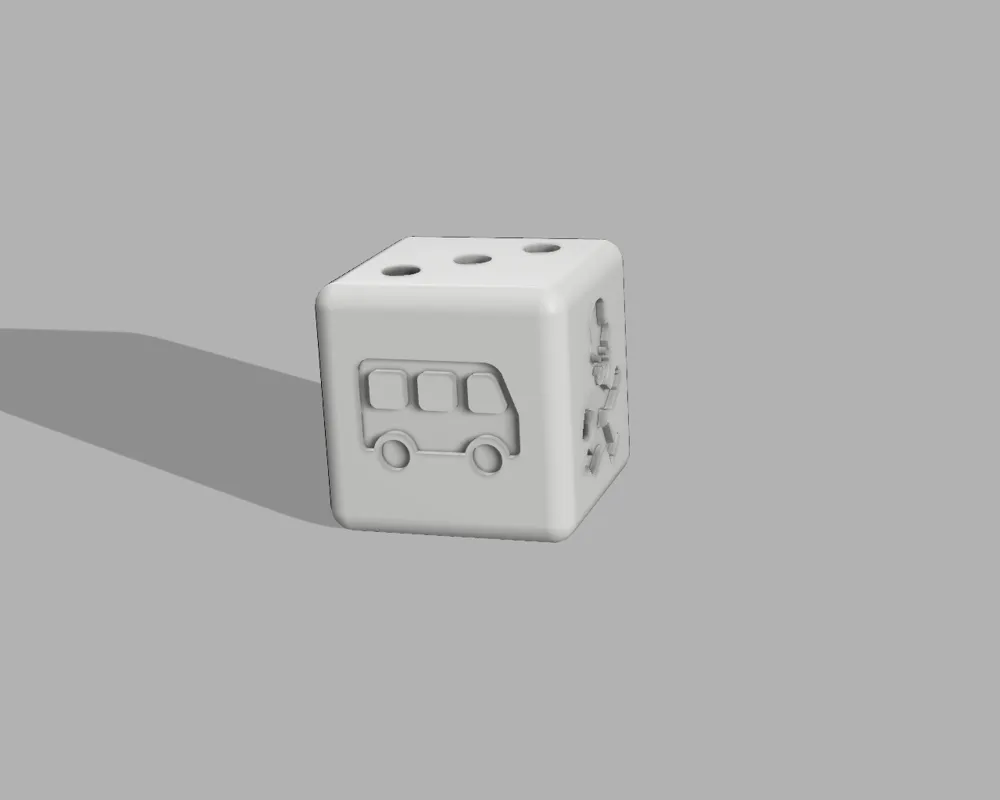 Monopoly Speed Die - Free 3D Print Model - MakerWorld