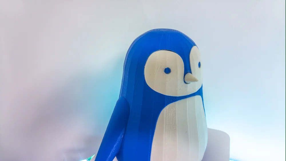 Cute Baby Penguin with Drawer Organizer by lu_print - MakerWorld