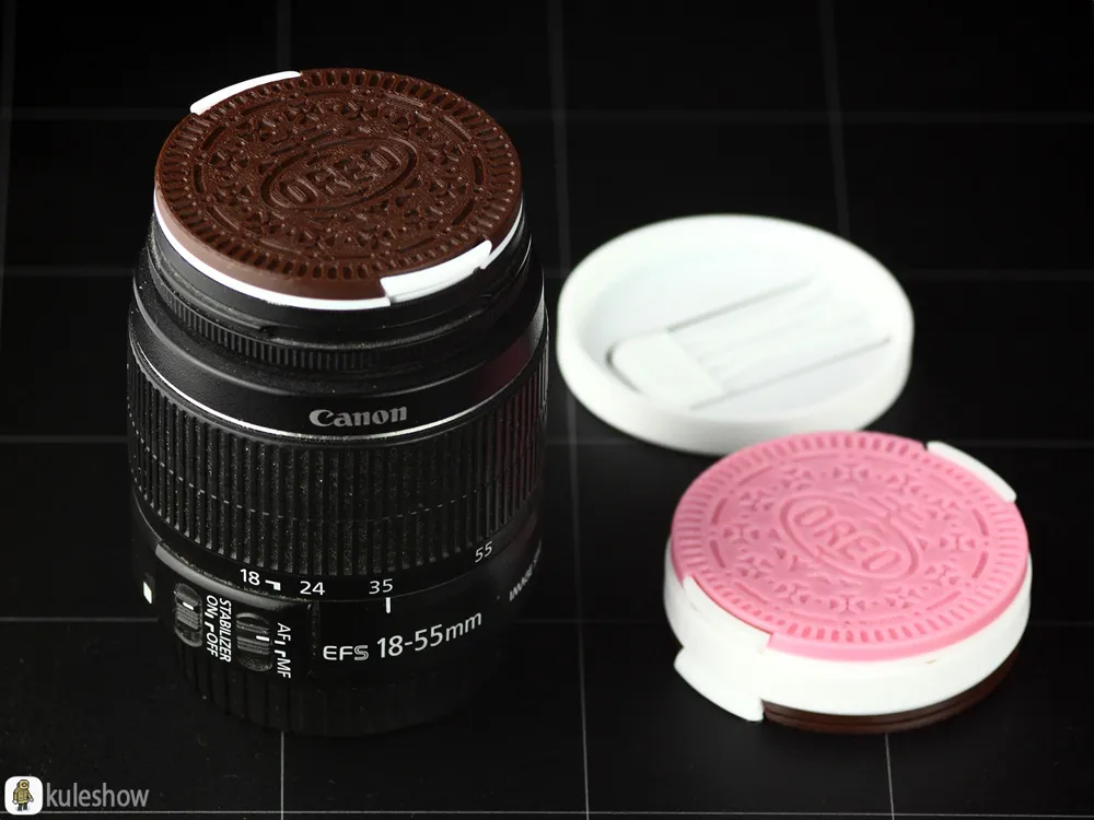 Oreo Lens Cap 58mm by bigovereasy MakerWorld: Download Free 3D Models